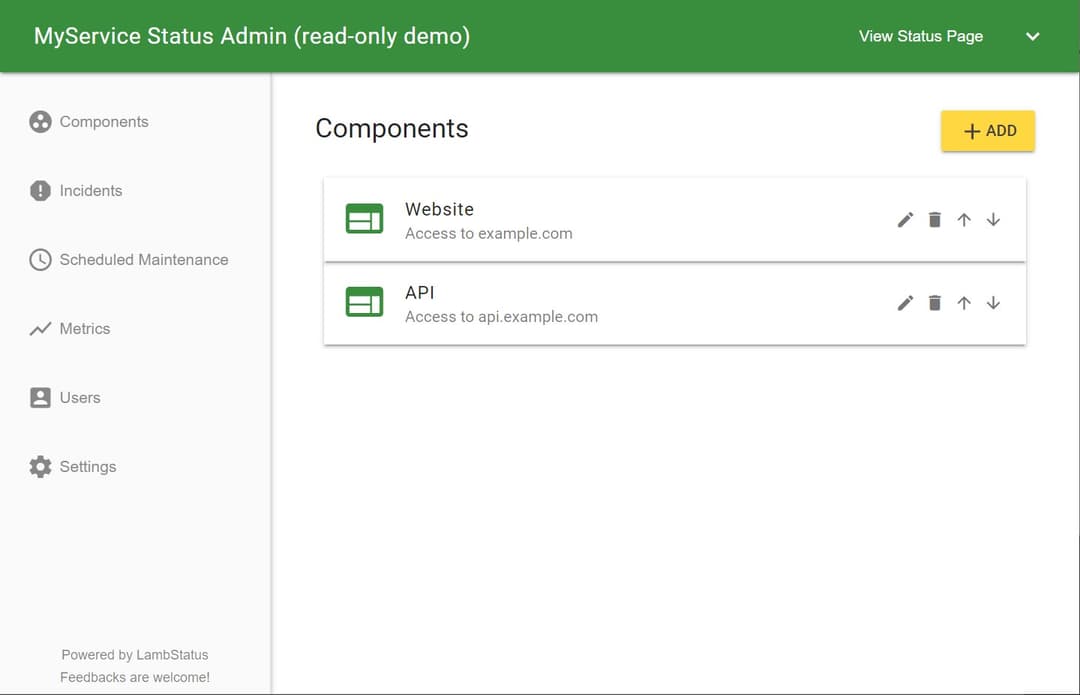 Instatus – 10 Best Free & Open Source Status Page Tools – Instatus Blog