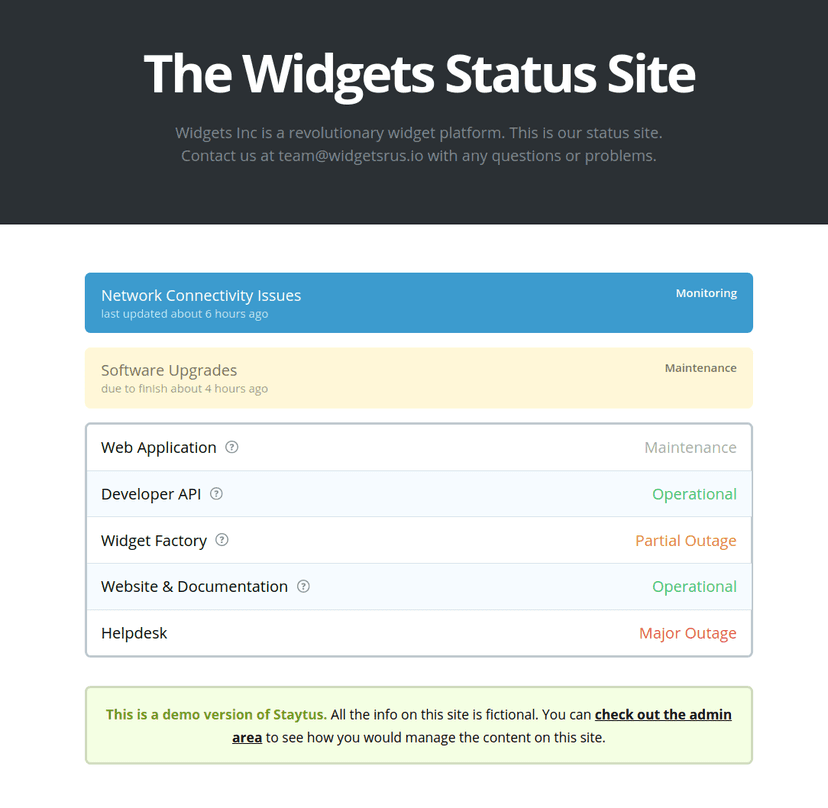 10 Best Free & Open Source Status Page Tools - Instatus blog