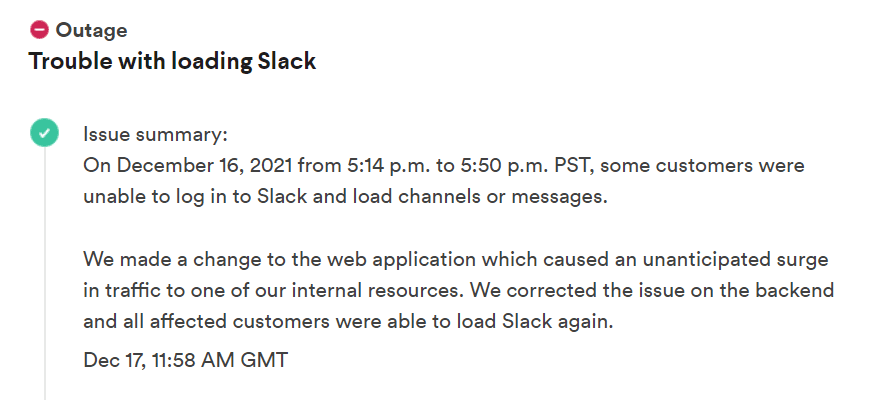 Service Interruption Notice Samples to Use ASAP – Instatus Blog ...