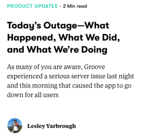 Service Interruption Notice Samples to Use ASAP – Instatus Blog ...