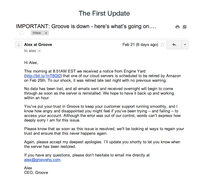 How to talk to customers during unplanned outages and notification ...